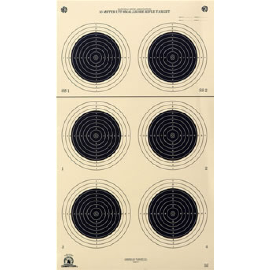 Target A50 50 Meter UIT Small Bore Six Bullseye - Freeland's Sports LLC