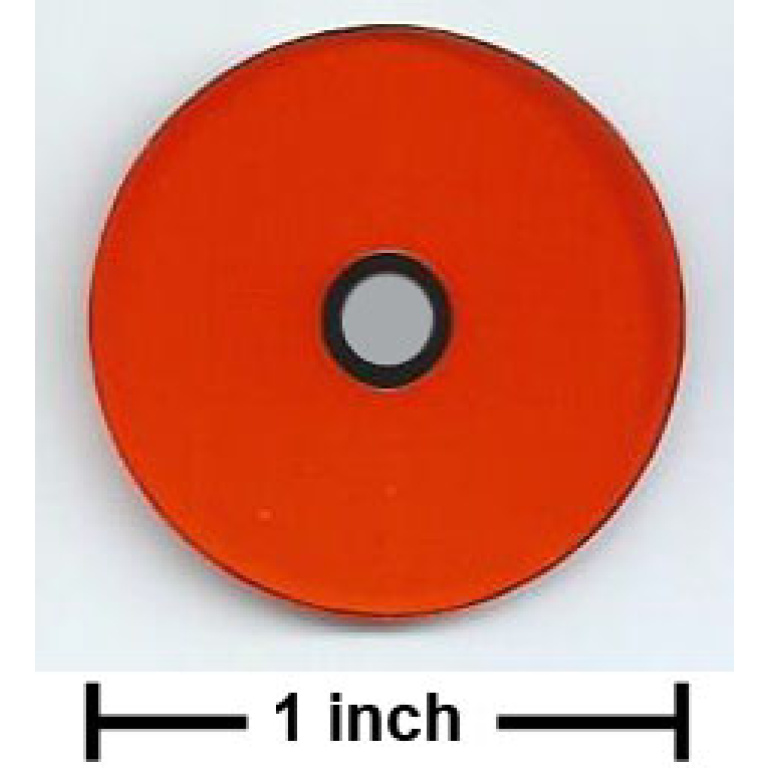 1″ Freeland Plastic Front Sight Apertures AMBER - Freeland's Sports LLC