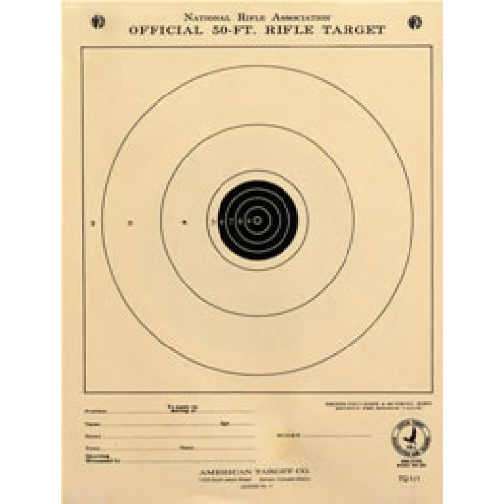 Target TQ 1/1T 50 Foot Small Bore Single Bullseye - Freeland's Sports LLC