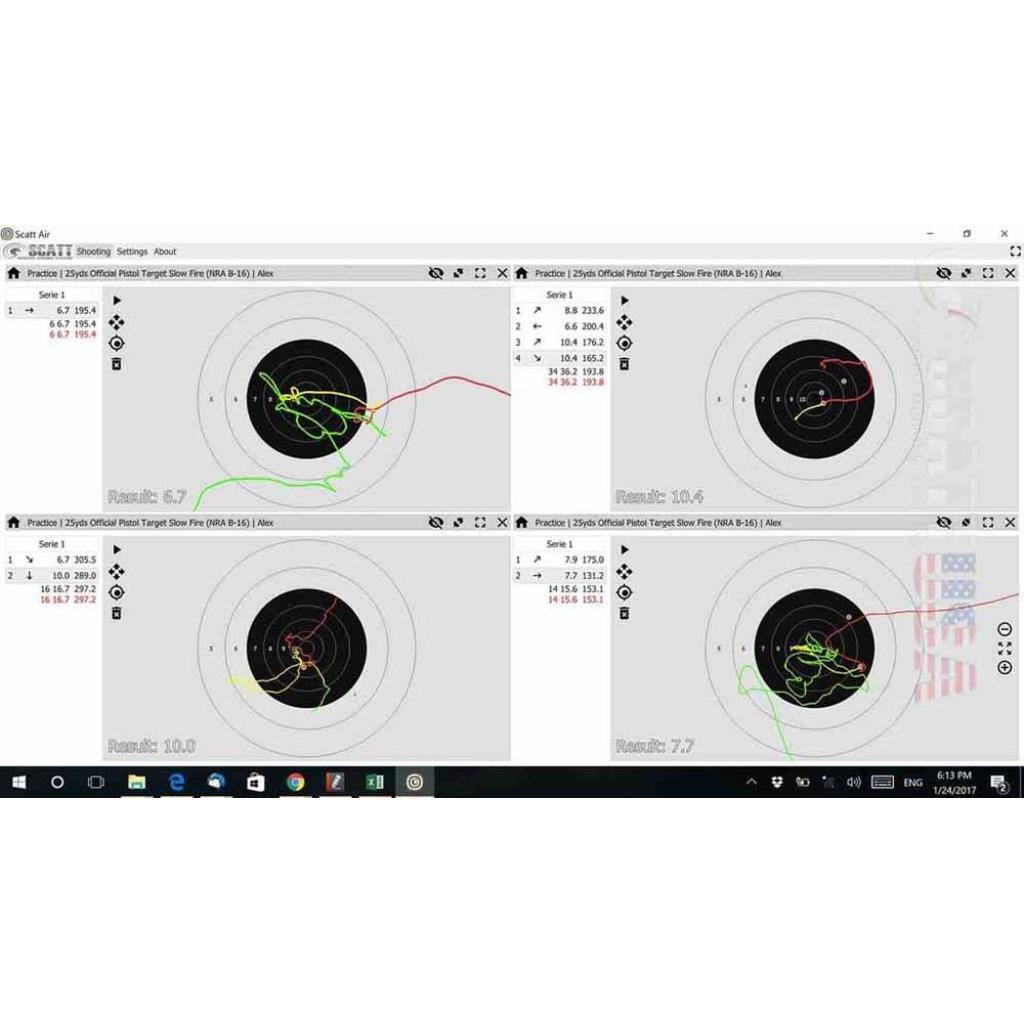 SCATT Basic: Live & Dry-Fire Training System 5m-50m - Freeland's Sports LLC