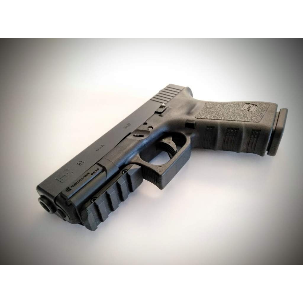 Picatinny Rail Adapter for Glock 17 & Glock 19 – Gen 3 Gen 4 Gen 5 ...