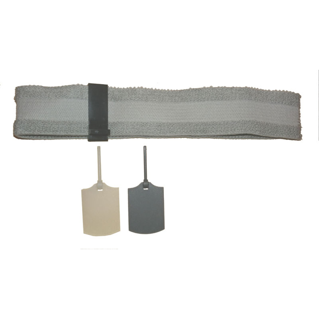 Gray Headband with 2 Flip Up Post Blinders (Translucent & Gray) ISSF ...