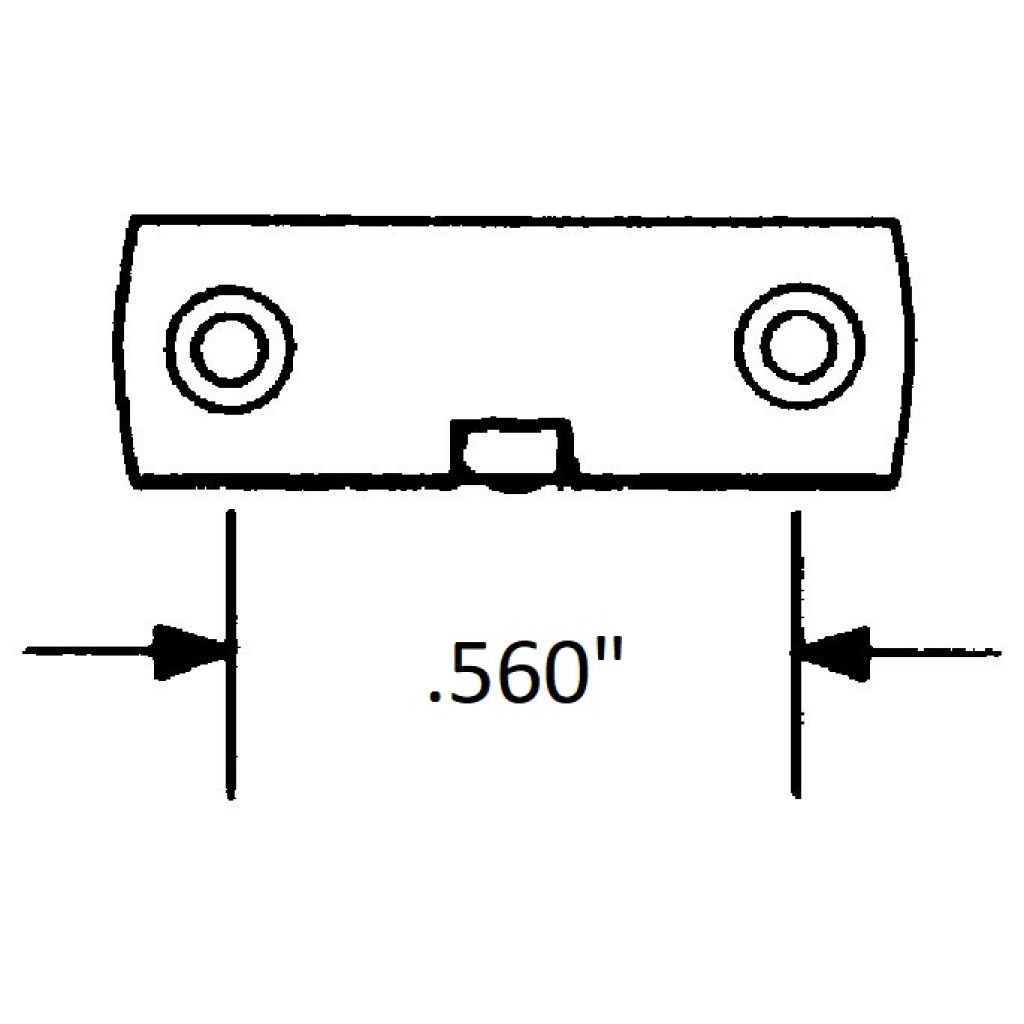 Redfield CL Posa Sight Scope Base .560 Hole Spacing - Freeland's Sports LLC