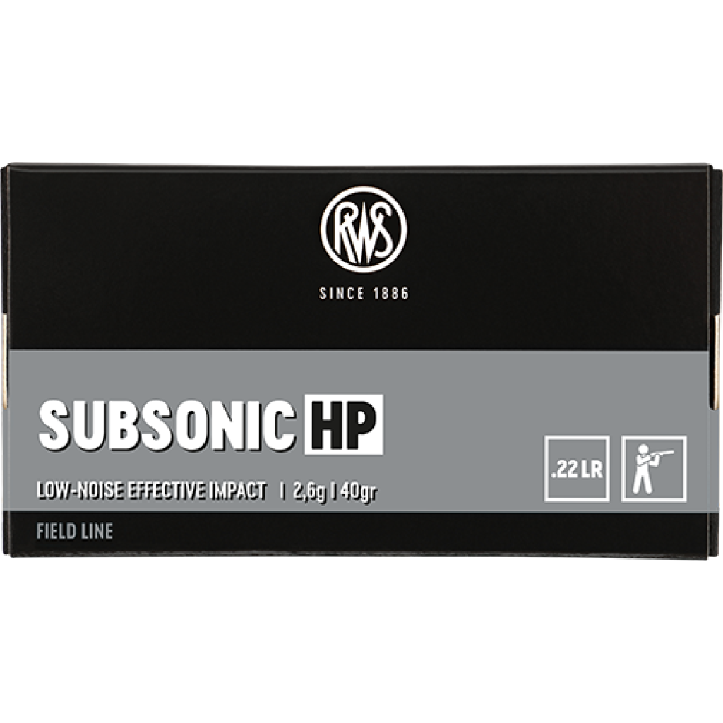 RWS Subsonic Hollow Point HP 22LR Box 50 - Freeland's Sports LLC