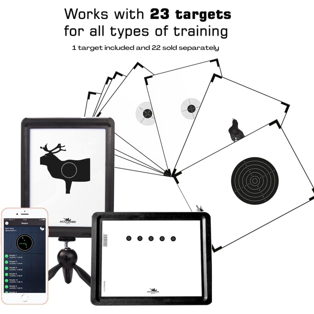 Accurize Shooting System Laser Simulator Target Holder Screen ...