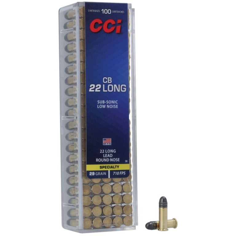 CCI CB 22 Long 29gr. Subsonic Ammunition Box 100 - Freeland's Sports LLC
