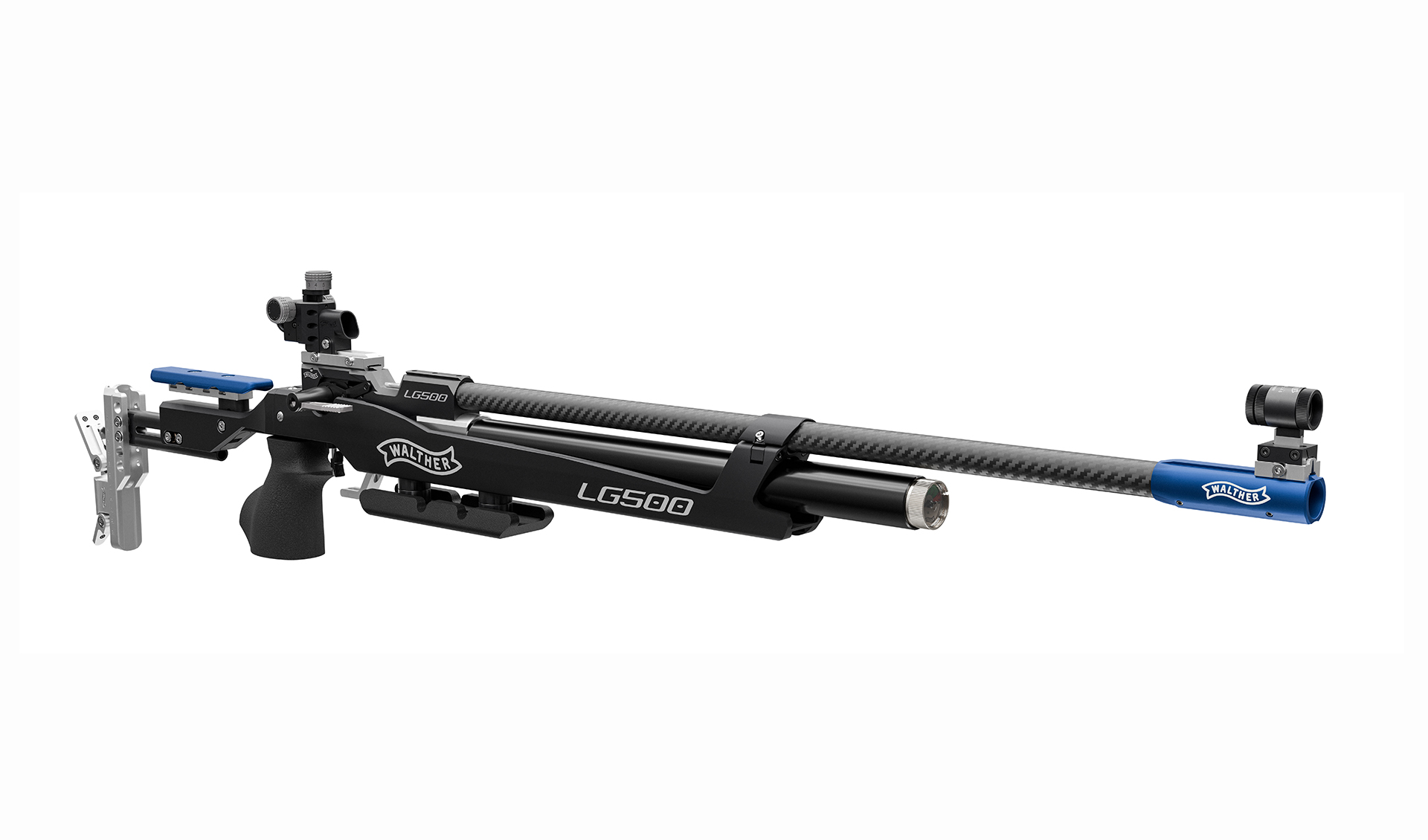 Walther LG500-M Competition 177 PCP Air Rifle Insight-Out Sight M Grip ...